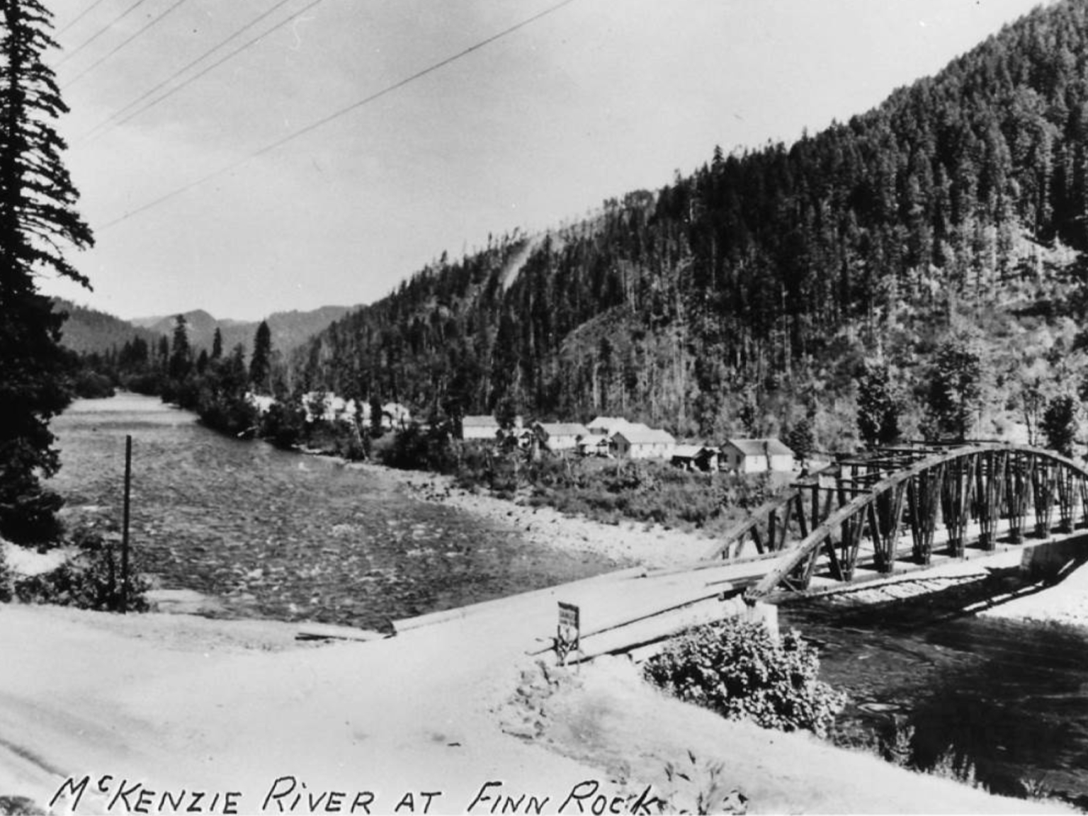 Finn Rock 1939 - McKenzie River Trust | Protecting Lands in Western Oregon