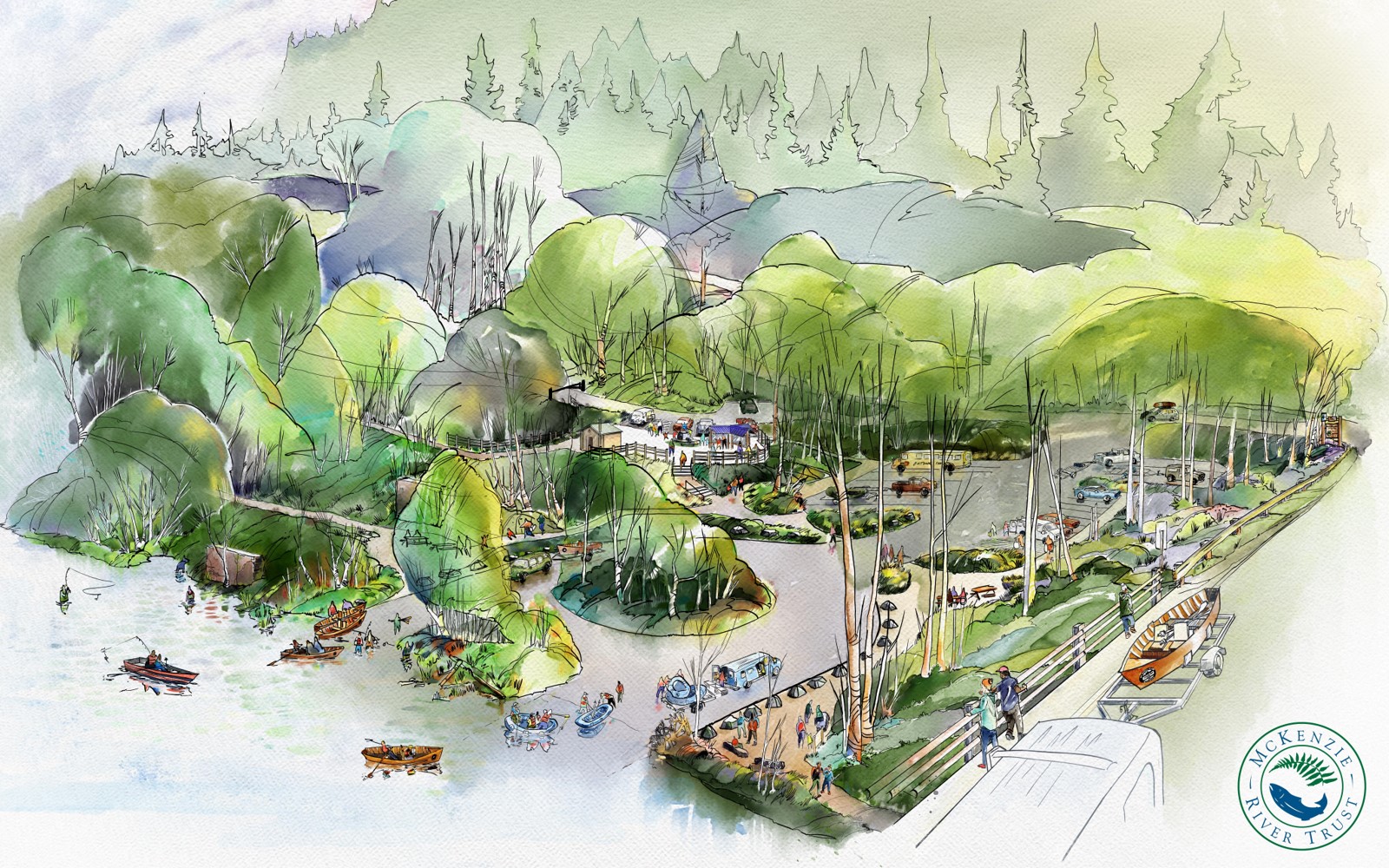 Improvements Underway at the Finn Rock Boat Landing - McKenzie River ...